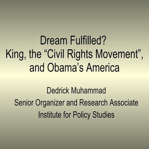 Civil rights movement | PPTX