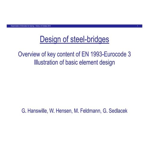 Bridge loading and bridge design fundamentals | PDF