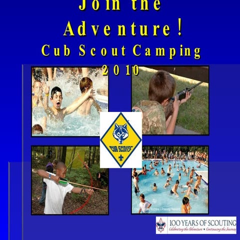 2010 Cub Scout Camp Slide Show | PPT