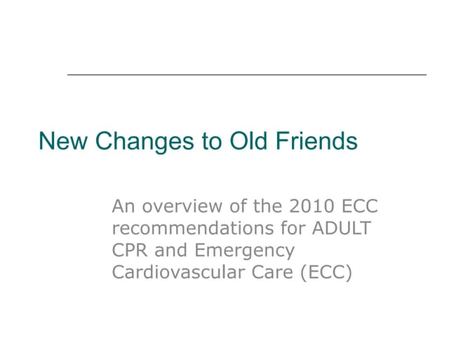 AHA ACLS BLS CPR Guideline 2020 | PDF