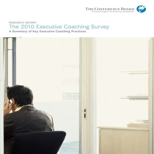 2010 Exec Coaching Survey The Conf Board | PDF