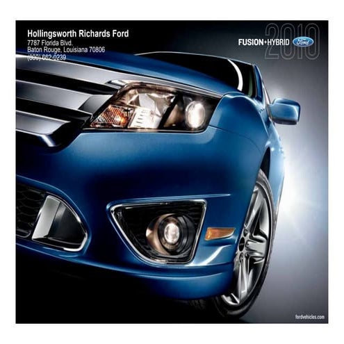 2010 Ford Fusion Baton Rouge | PDF