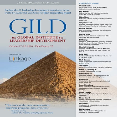 2010 Global Institute for Leadership Development | PDF