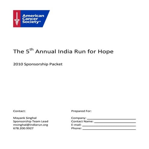 Fun walk & run sponsorship form | PDF