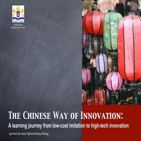 The Chinese Way of Innovation | PDF