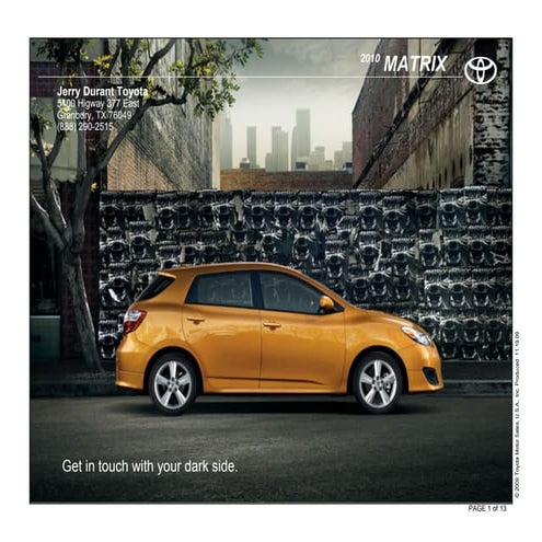 2010 Toyota Matrix | PDF