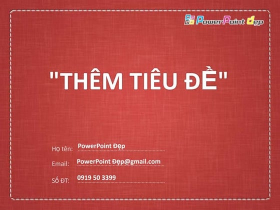 Mẫu slide powerpoint đẹp cho thuyết trình-Download miễn phí | PPT