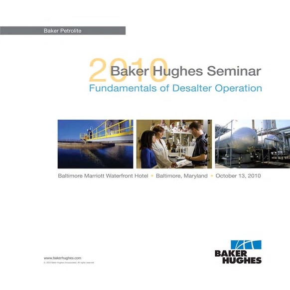 2010 npra seminar, fundamentals of desalter operation | PDF