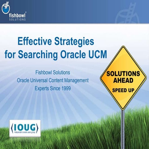 Effective Strategies for Searching Oracle UCM | PPTX