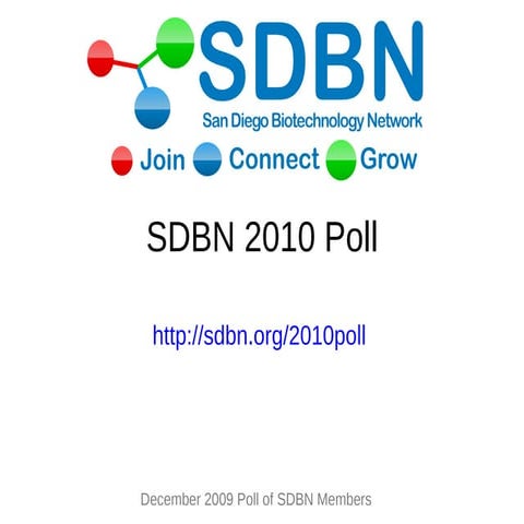2010 SDBN Poll | PPT