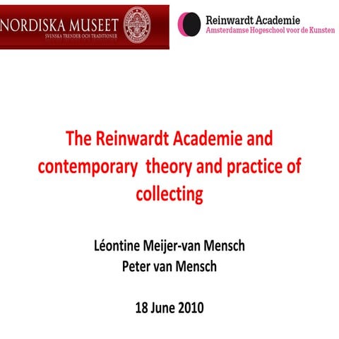 New collecting theory and practice | PPT