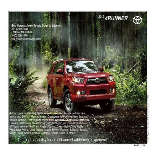 2010 Toyota 4 Runner Buffalo | PDF