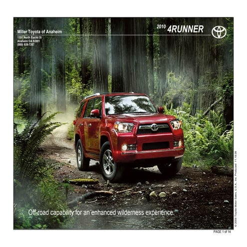 2010 Toyota 4 Runner Buffalo | PDF