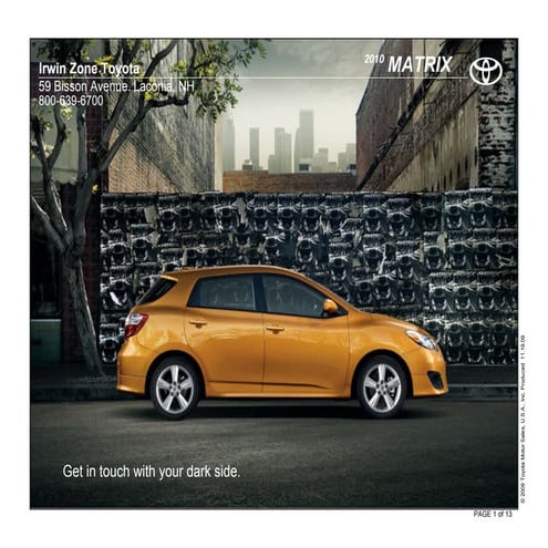 2010 Toyota Matrix Concord | PDF