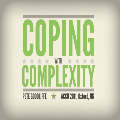 Coping with Complexity | PPT