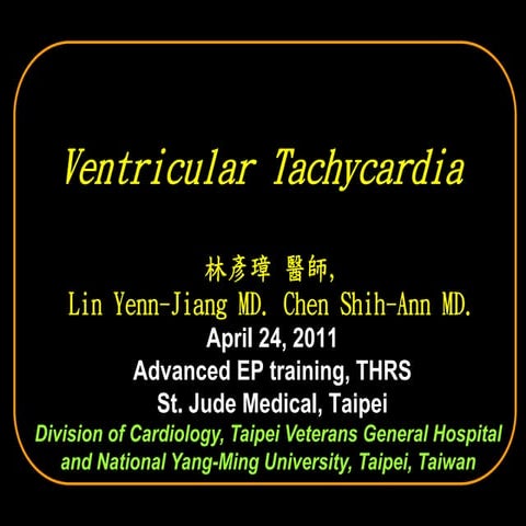 ventricular tachycardia (VT) Localisation | PPT