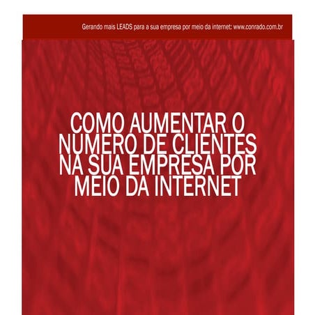 Palestra vendas e marketing digital - Conrado Adolpho | PDF