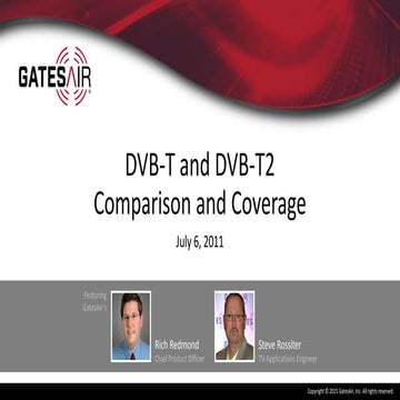 DVB-T and DVB-T2 Comparison and Coverage | PDF