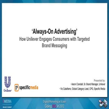 Always On Advertising | PPTX