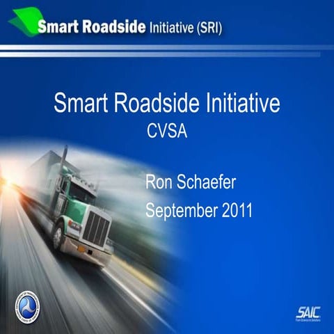 Smart Roadside Initiative | PPTX