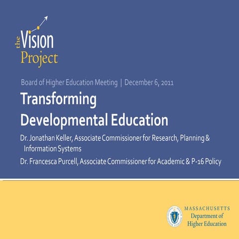 Transforming Developmental Education | PPT