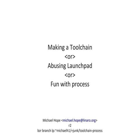 Q4.11: Toolchain Process | PPT