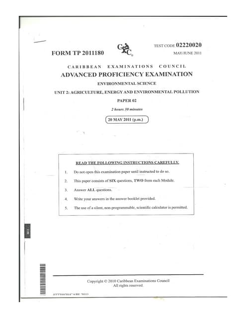 Information Technology CSEC~January 2019 P1 (1). Past Paper | PPT