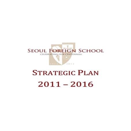 2011 2016 sfs strategic plan | PDF