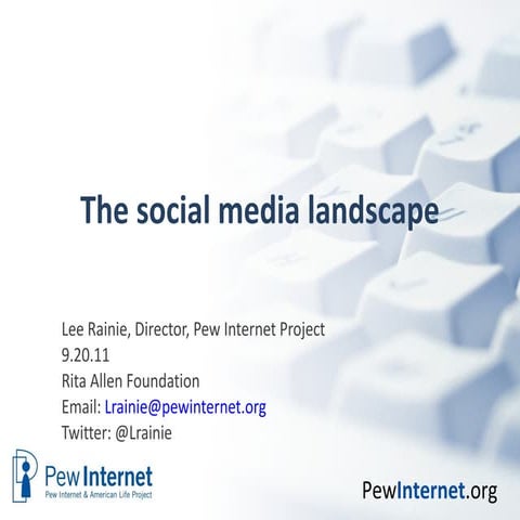 The Social Media Landscape | PPT