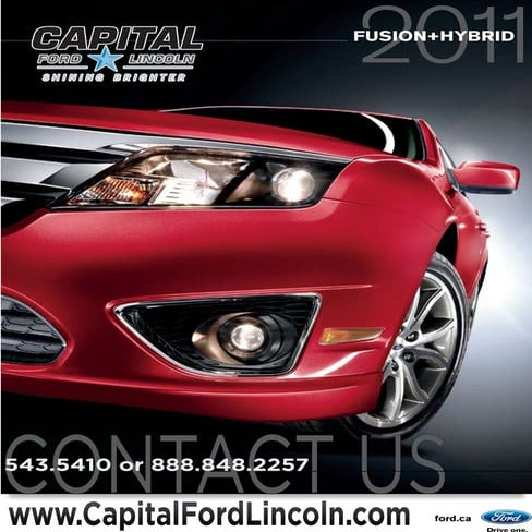 2011 Ford Fusion Regina Ford Dealer | PDF