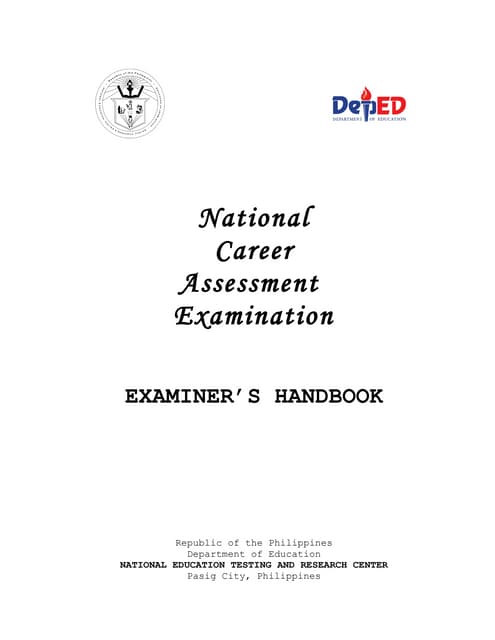 Nat examiner's handbook grade 6 2015 | PDF | Standardized Testing ...