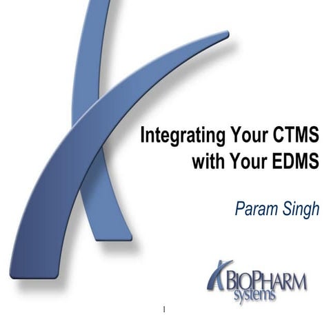 Integrating Your CTMS with Your EDMS | PPT