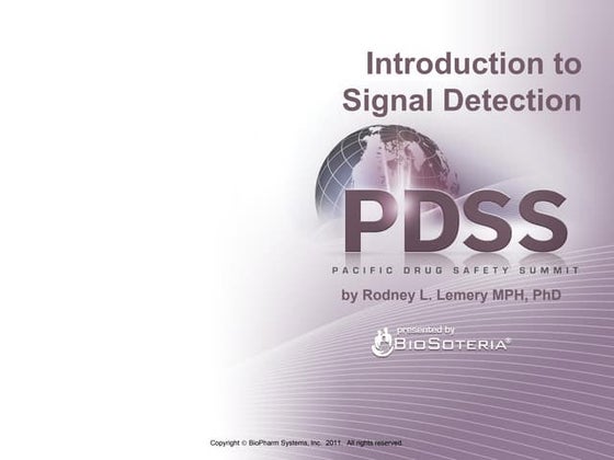 Signal Detection in Pharmacovigilance | PPTX | Pharmaceutical Industry | Industries