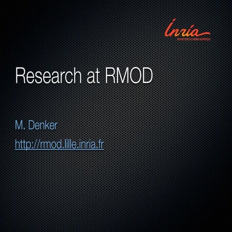 Research at RMOD | PDF