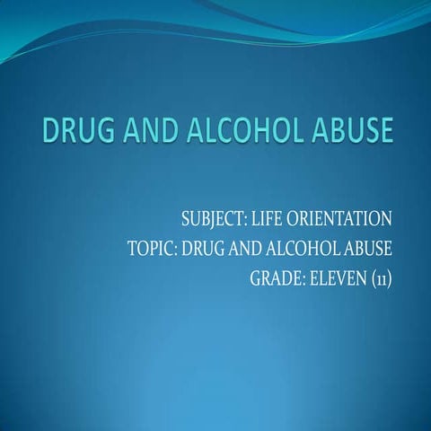drug and alcohol abuse | PPT