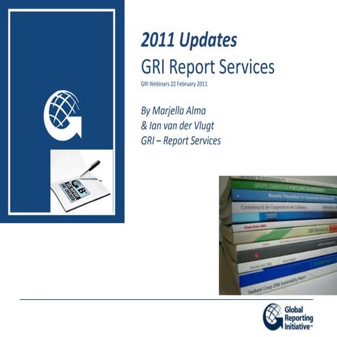 GRI Report Services 2011 | PPTX | Business | Business and Finance