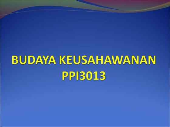 Definisi usahawan dan keusahawanan | DOCX