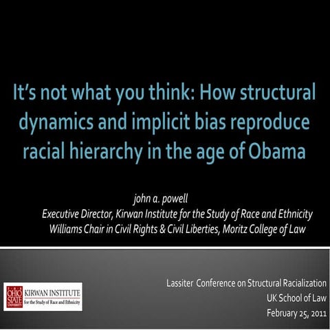 Implicit bias presentation | PPTX