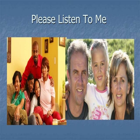 Please Listen to Me | PPTX
