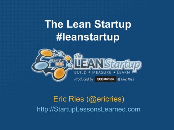 #leanstartup SXSW | PPTX