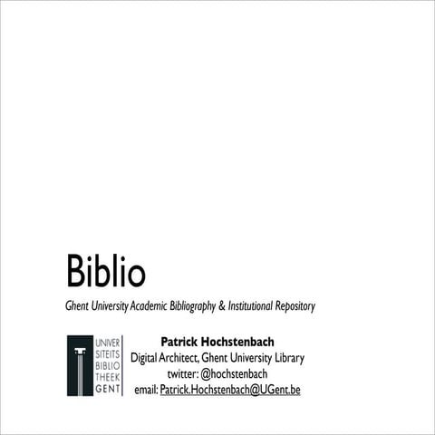 Biblio | PPT