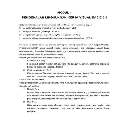 20110323 modul1 vb | PDF