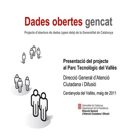 Dades obertes gencat CAT | PPT