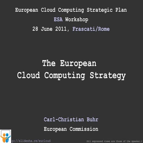 The European Cloud Computing Strategy | PPT
