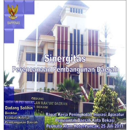 Sinergitas Perencanaan Pembangunan Daerah | PDF