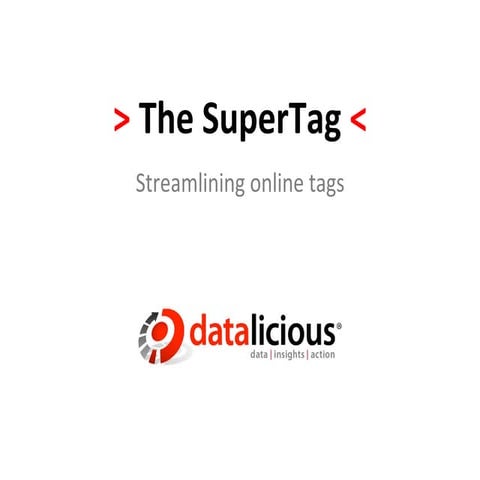 SuperTag - the Smart Solution for Tag Management | PDF | Web ...