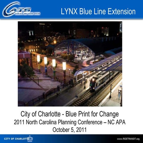 NCAPA LYNX BLE Blue Print for Change | PPT | Rail Travel | Travel Type