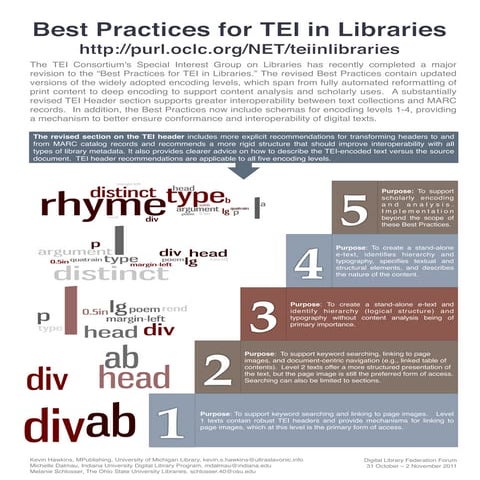 Best Practices for TEI in Libraries | PDF