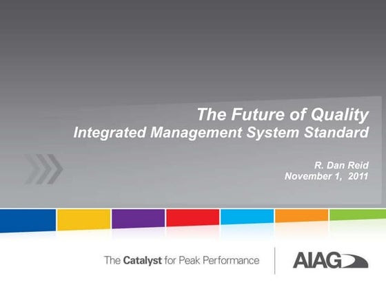 (5) integrated management system (ims) | PPTX