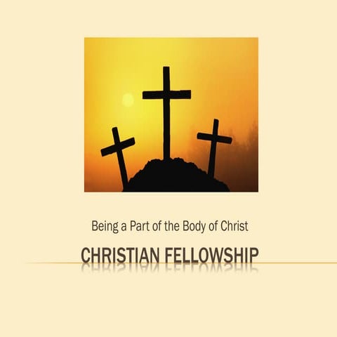 Christian Fellowship Programs | PDF